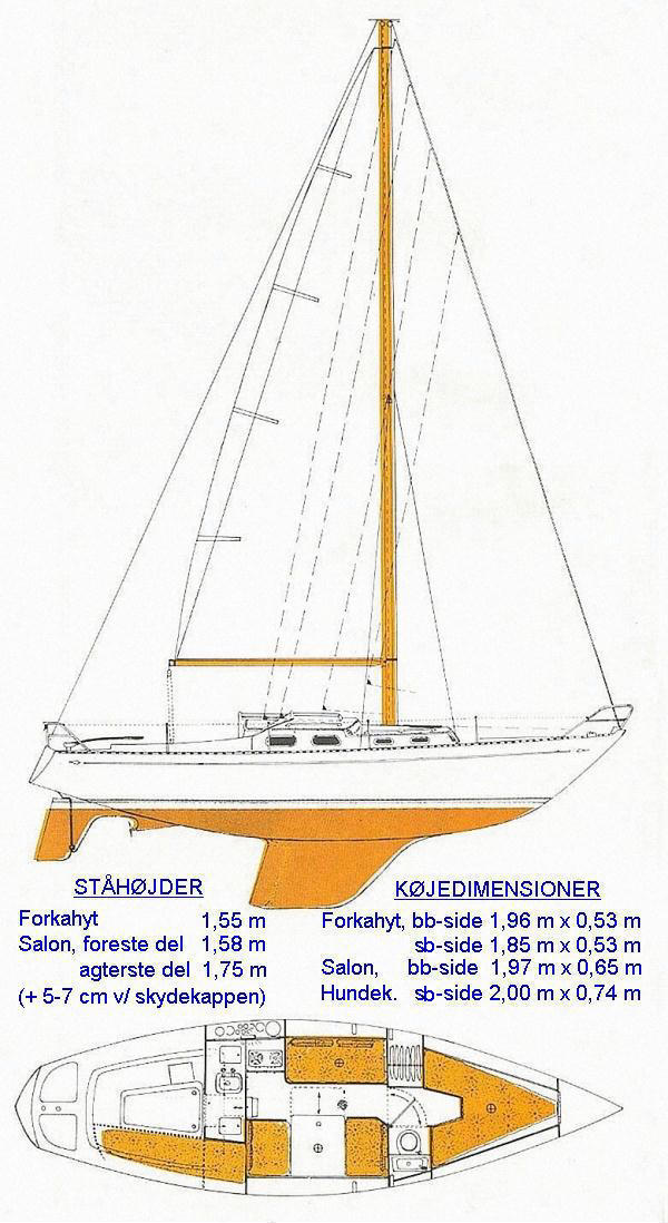 Shipman 28 with inboard motor in working condition for € 2750 only ...