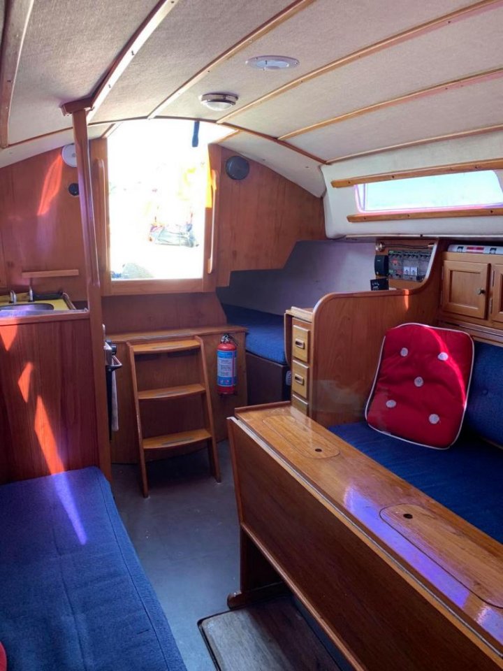 Aphrodite 30 today. The sailboat is equipped with inboard motor and ...